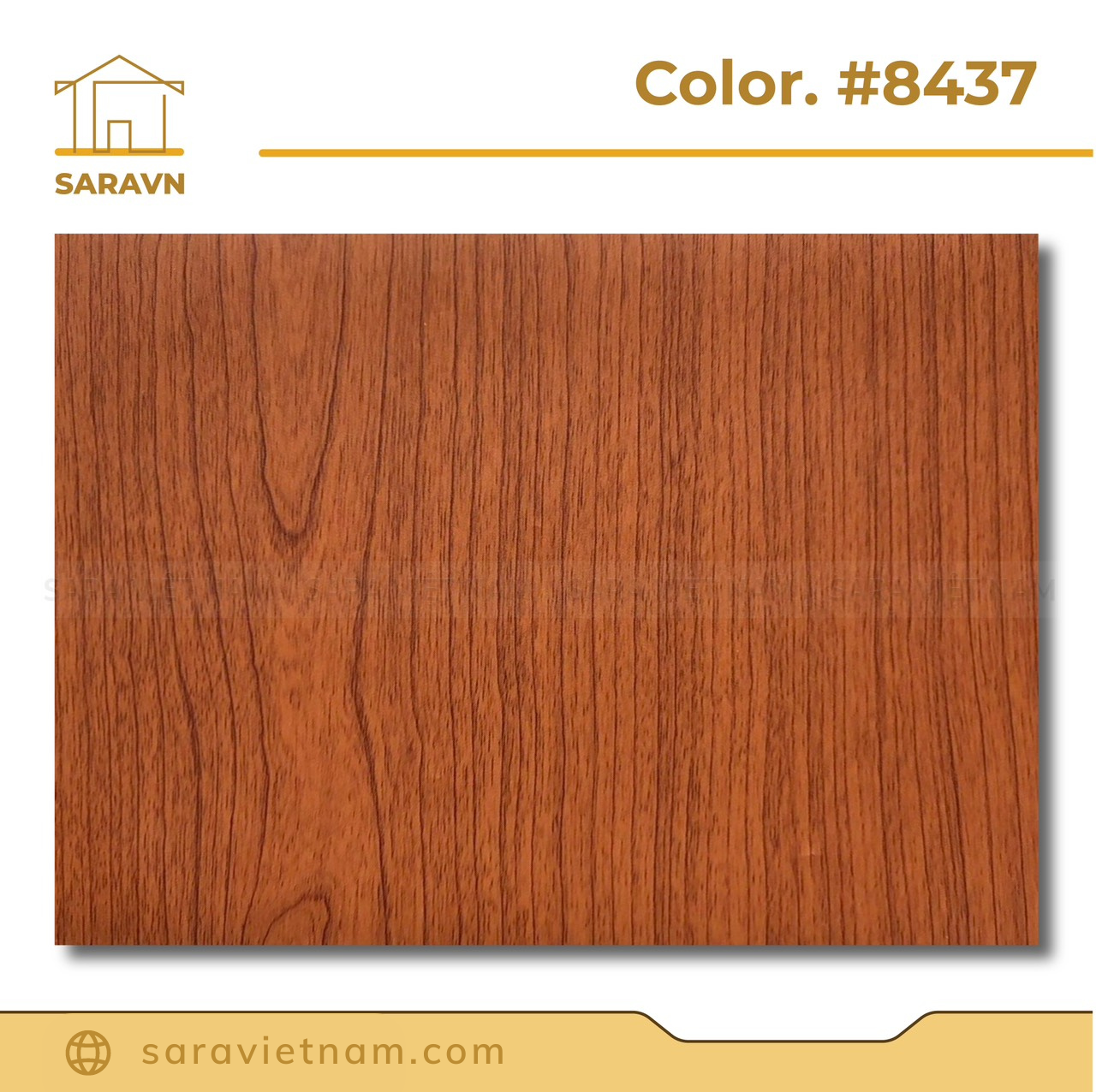 Tấm ốp nhựa 8437 | Tấm ốp sara "hô biến" ngôi nhà bạn